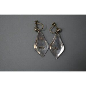 Unbranded | Jewelry | Alpaca Silver Earrings Bird Long Tail On Branch ...